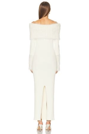 JEAN PAUL GAULTIER Ribbed Hairy Long Dress