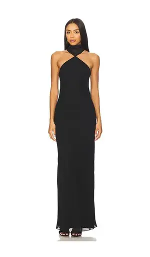 Amanda Uprichard Amanda Uprichard Ashton Maxi Dress Black