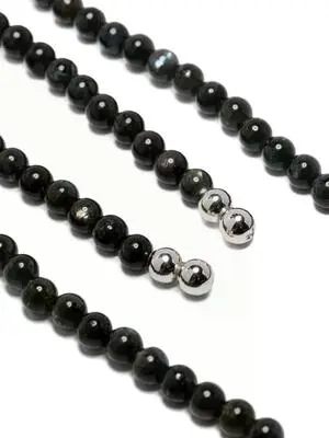 Tom Wood Larvikite Bead Necklace