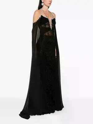 NISSA Embellished Halterneck Gown