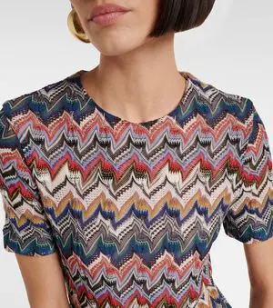 Missoni Zigzag Lame Mini Dress