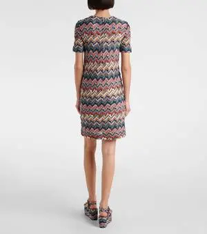 Missoni Zigzag Lame Mini Dress