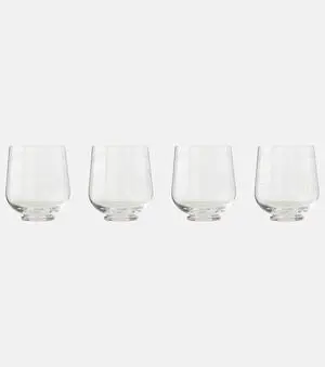 SERAX Midnight Flowers Dark Viola Set Of 4 Glasses Marni - Transparent