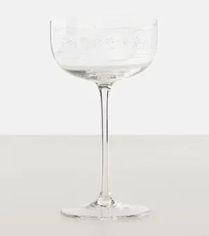 SERAX Midnight Flowers Anemone Vaniglia Set Of 4 Champagne Glasses Marni