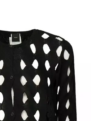 Pinko Open-knit Cardigan With Button Closure