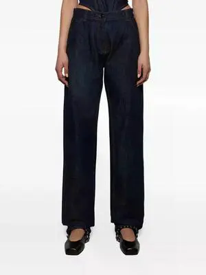 Magda Butrym Logo Patch Jeans