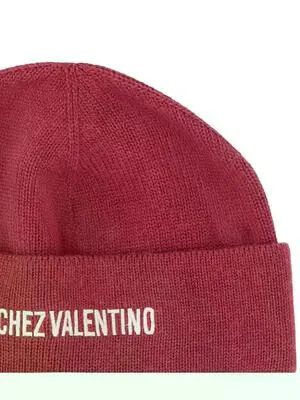 Valentino Garavani Logo-embroidered Beanie - Red