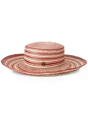 MAISON MICHEL Juliette Fedora Hat - Neutrals