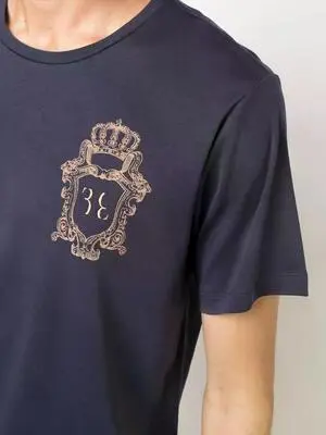 BILLIONAIRE Embroidered-logo Detail T-shirt
