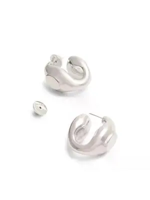 PATOU Signet Hoop Earrings