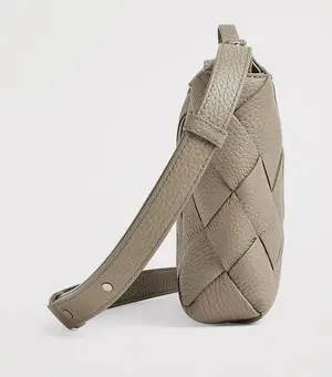 Bottega Veneta Small Leather Diago Messenger Bag