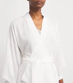 Olivia Von Halle Silk Queenie Long Robe