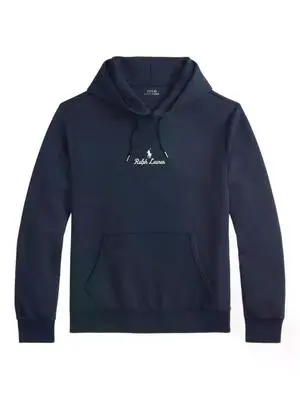 Polo Ralph Lauren Double-knit Logo Hoodie - Blue