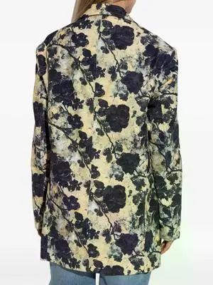 R13 Floral Print Single-breasted Blazer