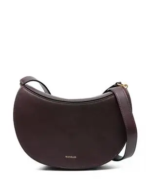 WANDLER Kate Crescent-shaped Leather Shoulder Bag