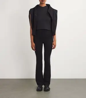 SKIMS Cotton Jersey Foldover Trousers