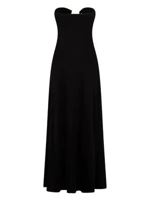 Christopher Esber Strapless Maxi Dress - Black