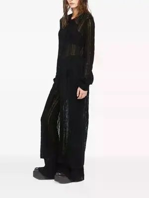 Alanui Button-front Open-knit Cardigan