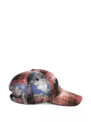 Palm Angels Check Pattern Baseball Cap