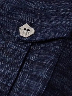 VIOLANTE NESSI Milly Silk-tweed Vest