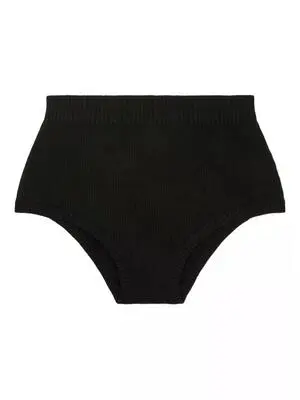 Alanui Cashmere-blend Shorts - Black