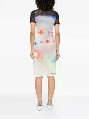 Casablanca Printed Midi Dress