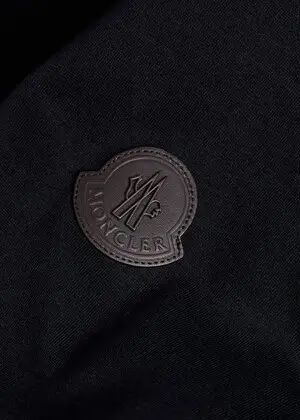 Moncler Cotton-blend Jacket With High Neck And Zip Fastening