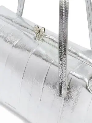 JIL SANDER Goji Pillow Tote Bag - Silver