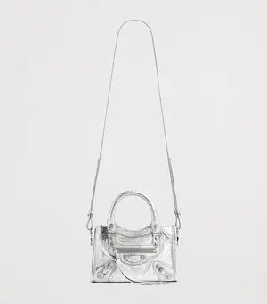 Balenciaga Metallic Le City Nano Top-handle Bag