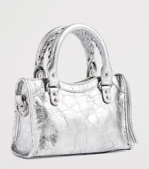 Balenciaga Metallic Le City Nano Top-handle Bag