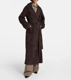 RÓHE Suede Wrap Coat