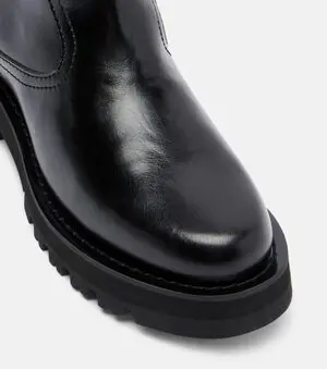 GANNI Studded Ankle Boots - Black