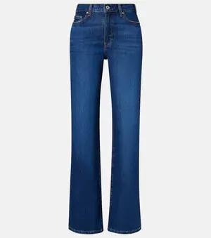 Ag Mid-rise Wide-leg Jeans
