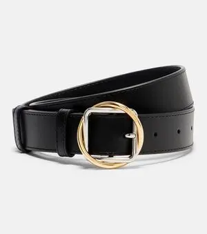 Jacquemus Salon Leather Belt - Black