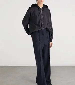 Prada Cotton Reversible Hooded Jacket - Black