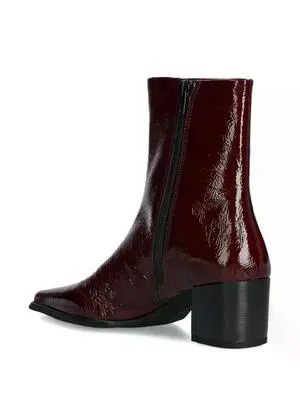 VAGABOND SHOEMAKERS Pointed-toe Block-heel Ankle Boots