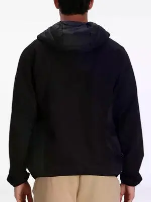 BOSS Padded Hooded Jacket With Zip Fastening - Black
