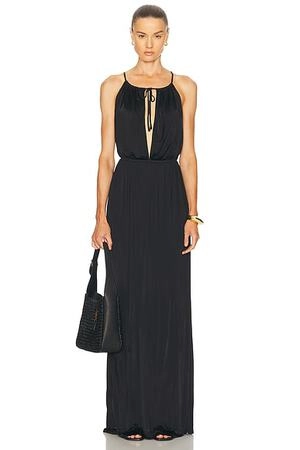 NILI LOTAN Vesper Maxi Dress - Black