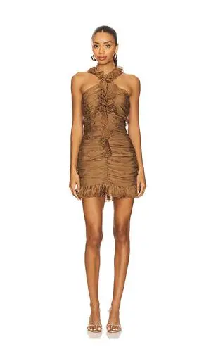 Ronny Kobo Ria Dress - Brown