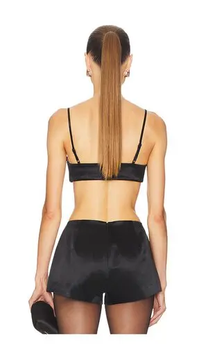 Courtney Zheng Duchesse Silk Bralette Top In . Also