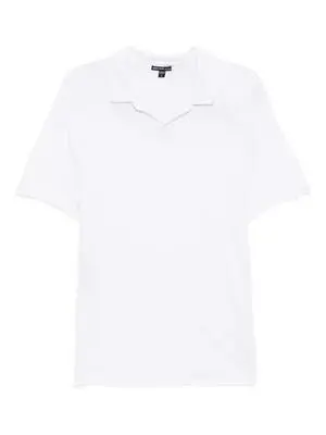 JAMES PERSE Slub Polo Top - White