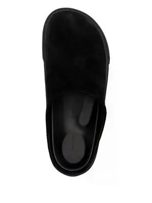 JAMES PERSE Suede Mules - Black