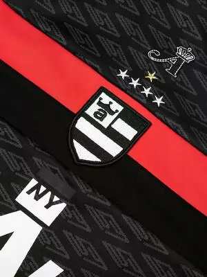 AWAKE NY Crest Patterned Jersey T-shirt