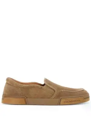 Dolce & Gabbana Portofino Yacht Suede Slip-on Sneakers