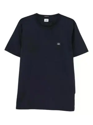 C.P. COMPANY Logo Cotton T-shirt - Blue