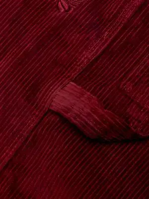 Needles X Smith's Corduroy Butterfly Embroidered Trousers - Red