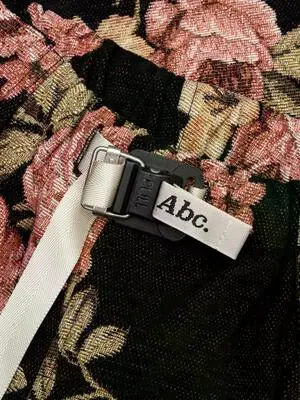 ADVISORY BOARD CRYSTALS Floral Jacquard Waterproof Shorts - Black