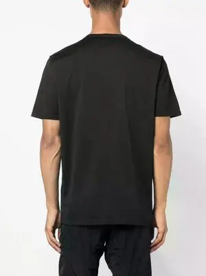 C.P. COMPANY Logo-patch Cotton T-shirt - Black