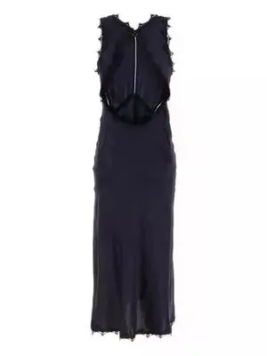 Isabel Marant Étoile Jadelia Satin Maxi Dress - Black