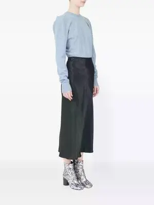 MAISON MARGIELA Bias-cut Satin Midi Skirt